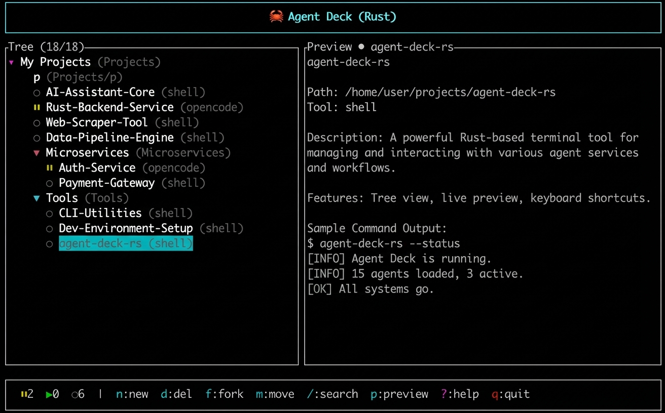 Agent Hand - Terminal Session Manager for AI Coding Agents